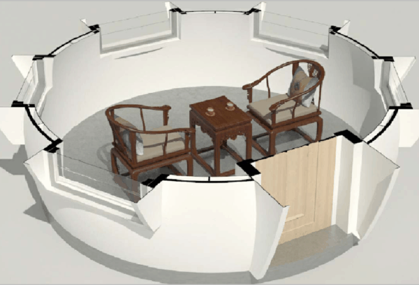 Prefabricated Modular Dome Kit - Studio Office Music Hobby